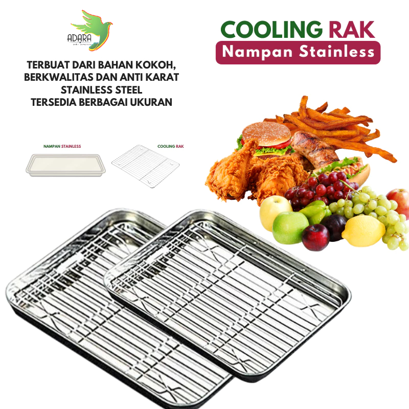 Jual COOLING RAK DAN WADAH MINYAK STAINLESS PENIRIS MAKANAN / RACK ...