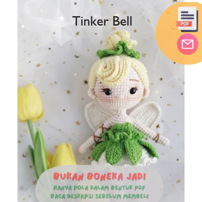 Jual Tinker bell {PDF File Amigurumi Pattern/Pola} | Shopee Indonesia