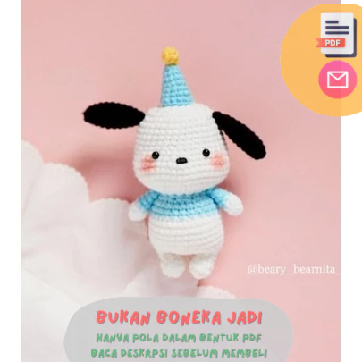 Jual Little_Pochacco {Pdf Pattern Amigurumi/Crochet Pola} | Shopee ...