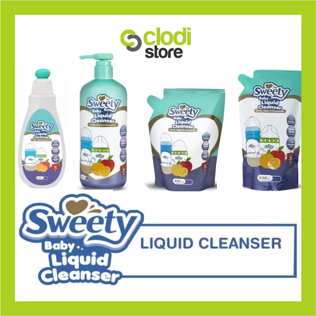 Jual Sweety Baby Liquid Cleanser Sabun Cuci Botol Pouch Bayi 200ml ...