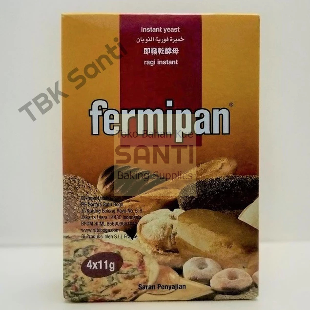 Jual Fermipan Sachet | Ragi Instant Dry Yeast Pengembang Roti/Kue | 11 ...