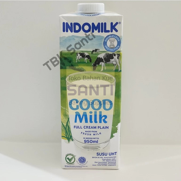 Jual Indomilk | Susu UHT Full Cream Susu Cair | 950 ml | Shopee Indonesia