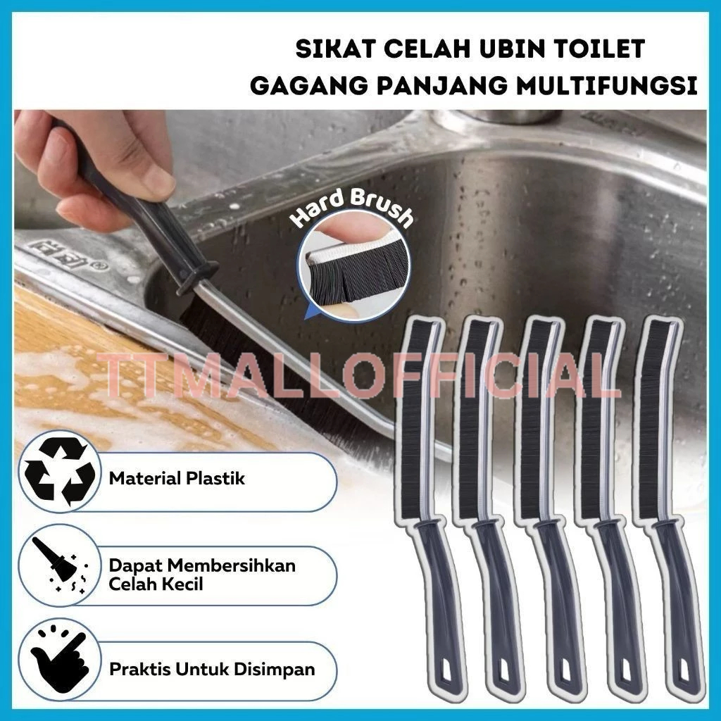 Jual TT-Sikat Pembersih Celah Ubin Toilet Sink Gagang Panjang Gap ...