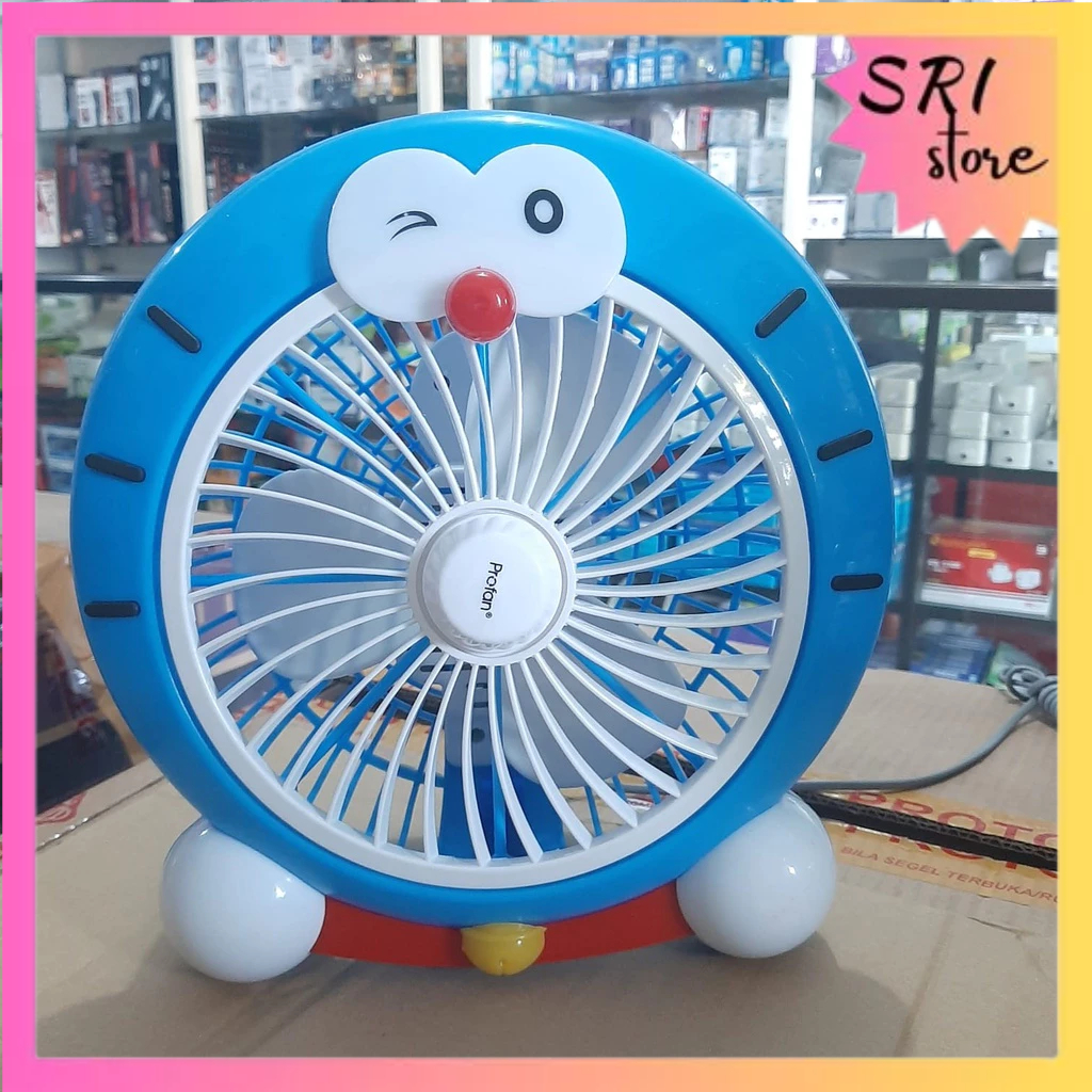 Jual Kipas Angin Meja Doraemon 8"inch - Kipas angin Profan Karakter ...