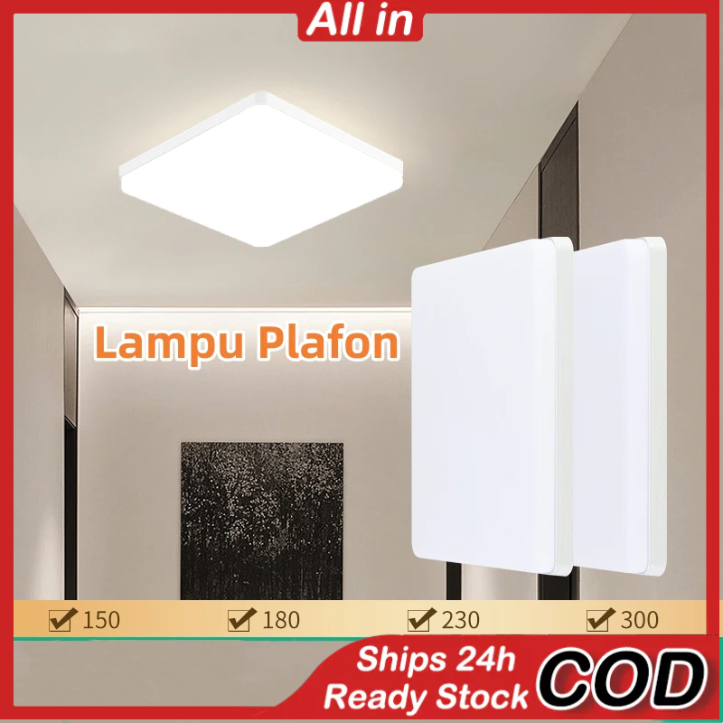 Jual 【Ready Stock COD】Lampu LED Plafon 48W 36W 18W Lampu Plafon ...
