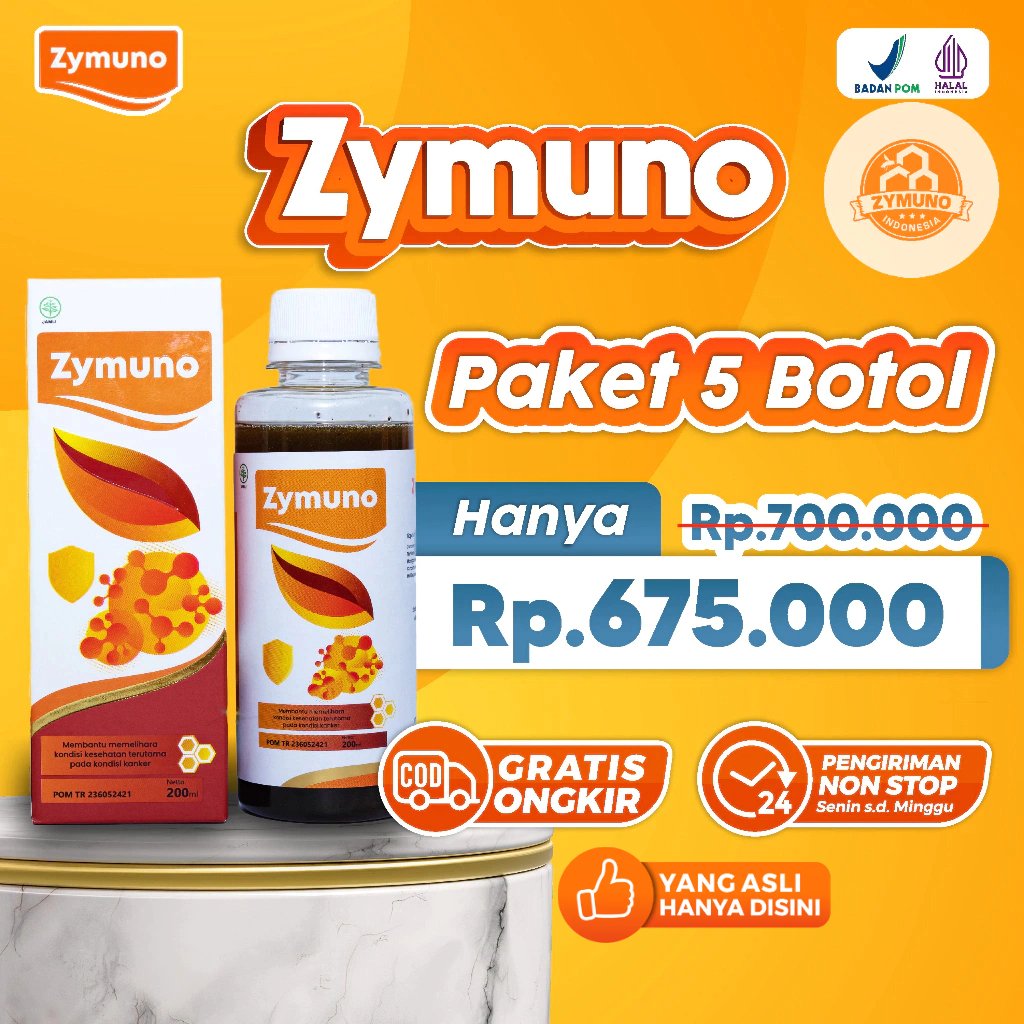 Jual Paket 5 Box Madu Zymuno Herbal Alami Solusi Cegah Benjolan Pada ...