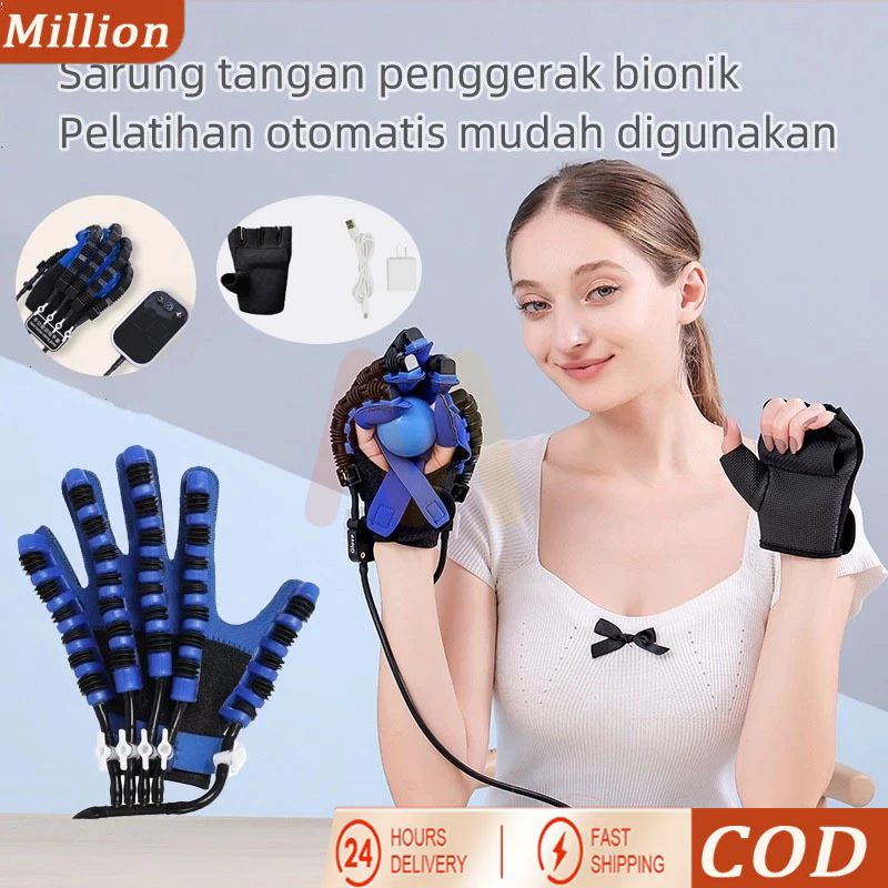 Jual COD Sarung Tangan Robot Rehabilitasi/ Terapi Pemulihan Jari ...