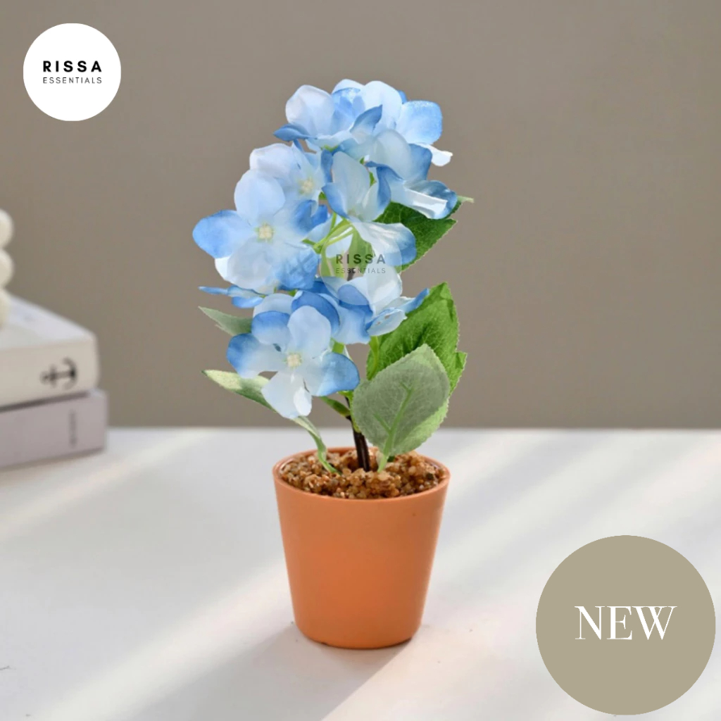 Jual [RISSA] Pot Bunga Mini Palsu Bunga Multiflora Japanese Rose Mawar ...