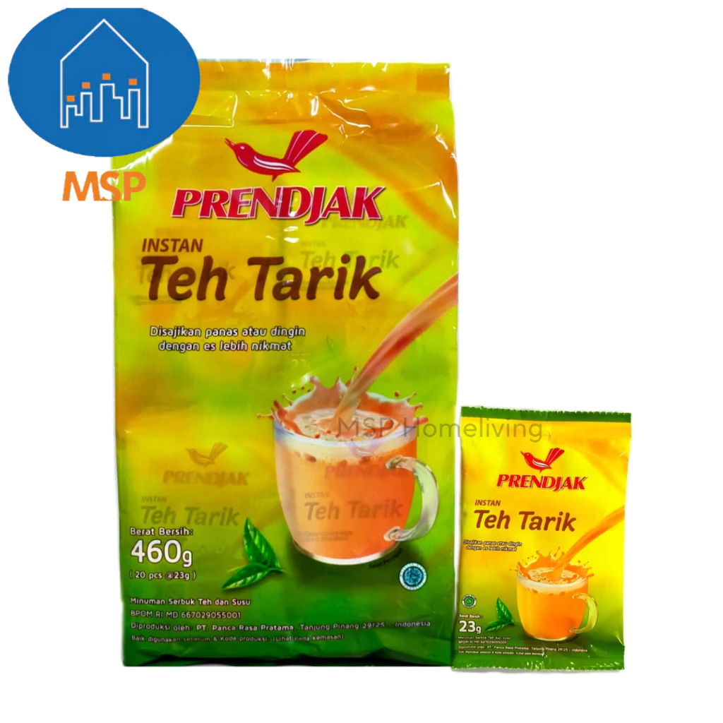 Jual Teh Tarik Prendjak Sachet / Teh Tarik Instant Bubuk isi 20 sachet ...