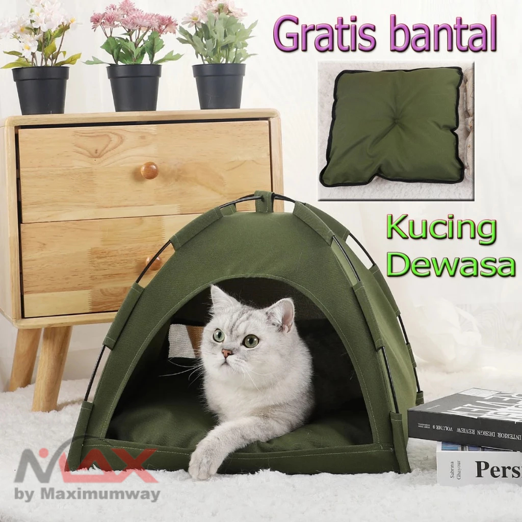 Jual Tenda Tempat Tidur Kucing kasur bantal empuk kandang matras kucing ...