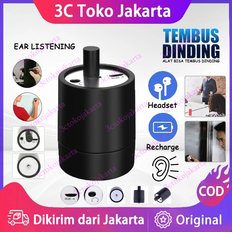 Jual Ear Listen Mini Spy Bug Wall Home Microphone Alat Pemantau ...