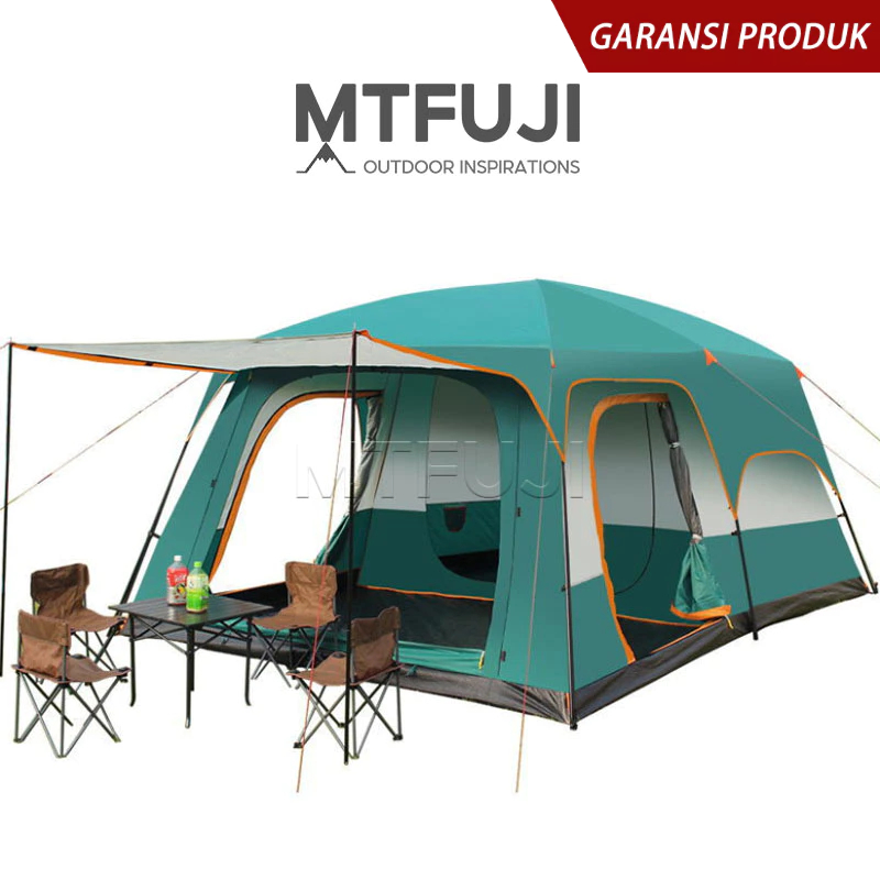 Jual Mt.Fuji Tenda camping 2 Kamar Tidur 1 Aula Tenda Besar Tahan Air ...