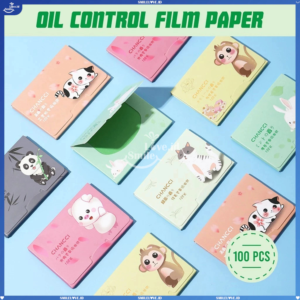 Jual CHANCCI 100 Pcs/Box Kertas Tissue Wajah Penyerap Minyak 100 Lembar ...