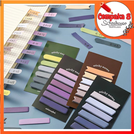 Jual Sticky Note Gradiasi 6in1 Tempelan Kertas Catatan 120 Lembar ...
