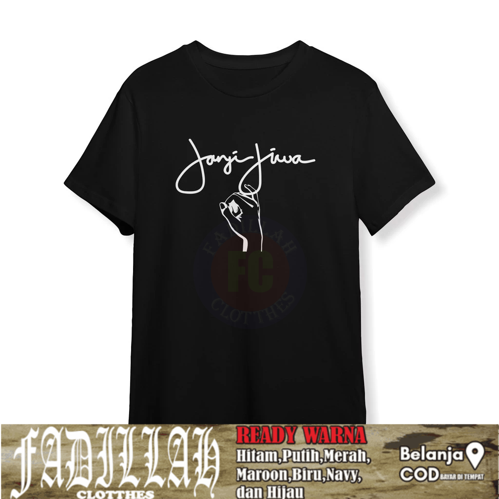 Jual Baju Kaos Janji Jiwa Logo Baju Distro | Shopee Indonesia