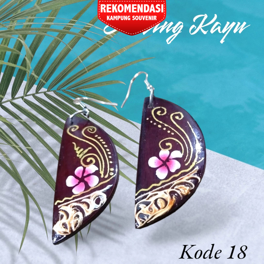 Jual Anting Bali Bahan Kayu Best Produk Oleh Oleh Khas Bali Kampung ...