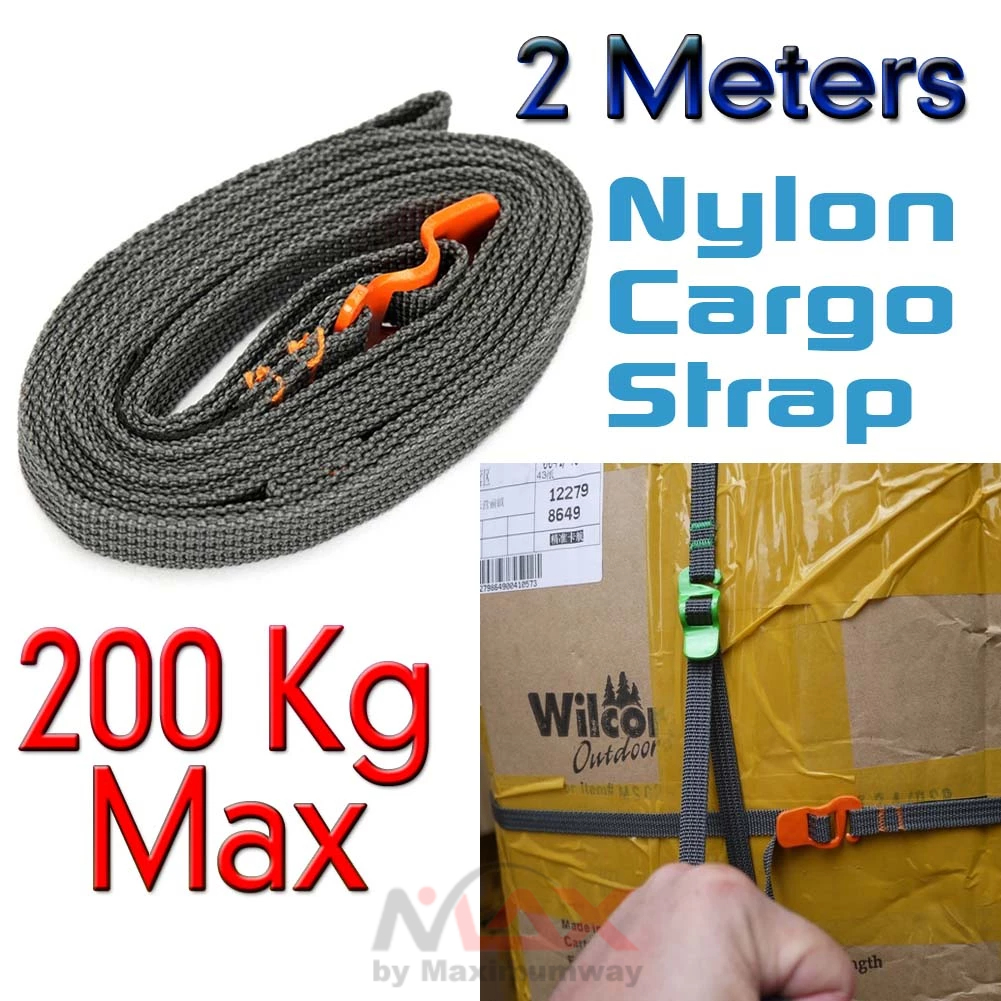 Jual Tali Strap ikat barang 2 meter tahan beban 200kg motor dan mobil ...