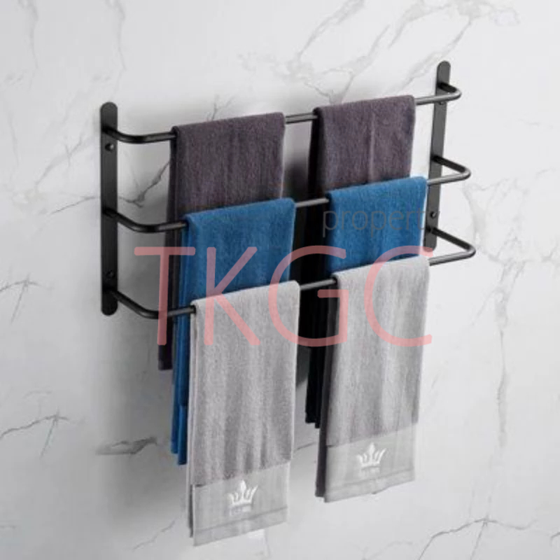 Jual gantungan handuk 3 susun / gantungan handuk kamar mandi 3 susun ...