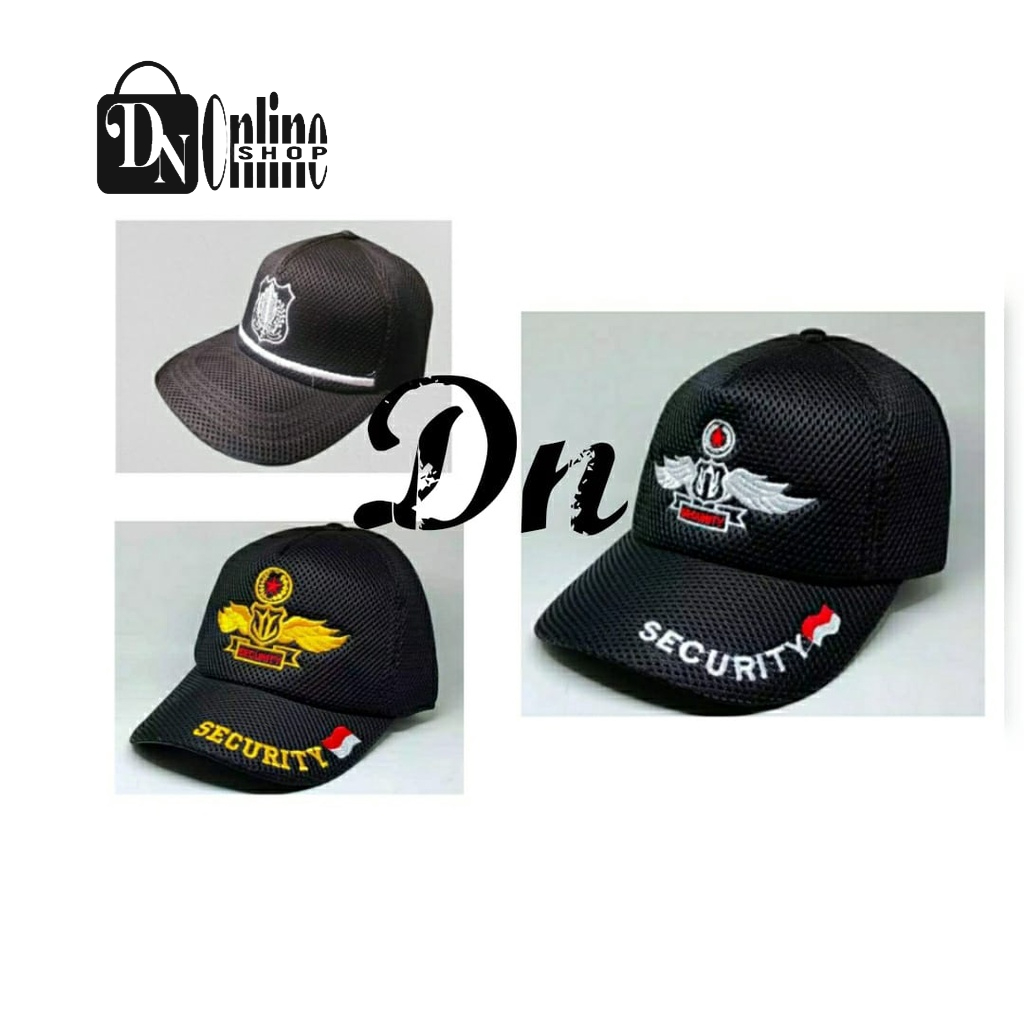 Jual COD Topi Jaring Satpam Security Topi Satpam Terbaru Topi Satpam ...