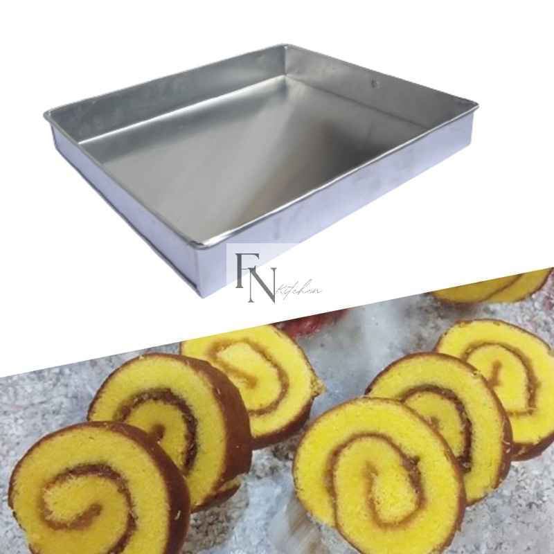 Jual LOYANG ROTI GULUNG UKURAN 22x22x4 cm | LOYANG SEGI EMPAT | LOYANG ...