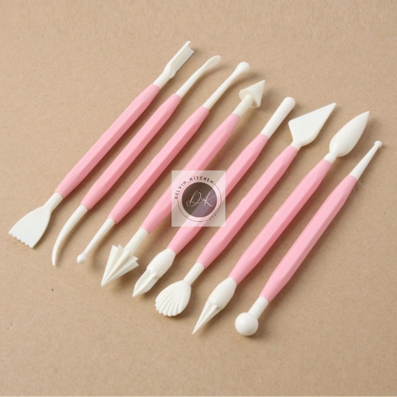 Jual Alat clay plastik 8in1 clay sculpting tools modelling tools alat ...