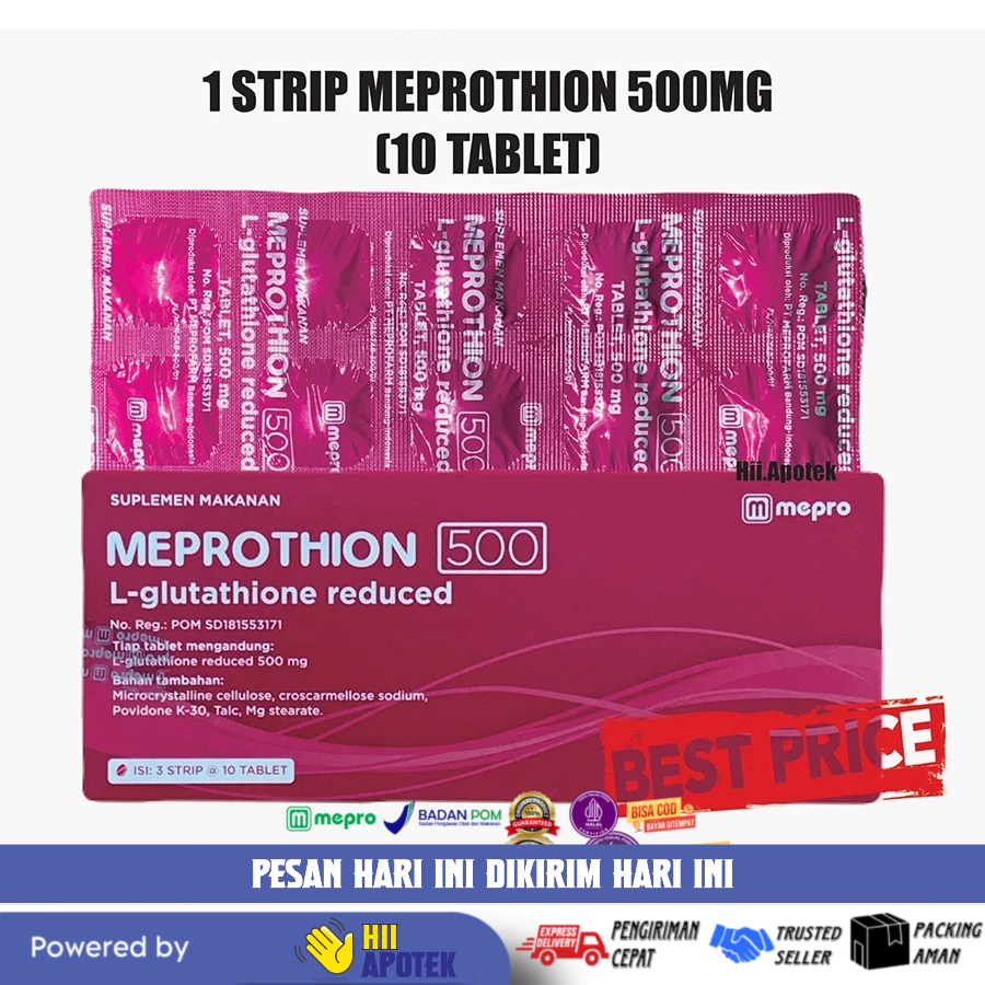 Jual Meprothion 500mg 1 box (isi 3 strip) | Shopee Indonesia
