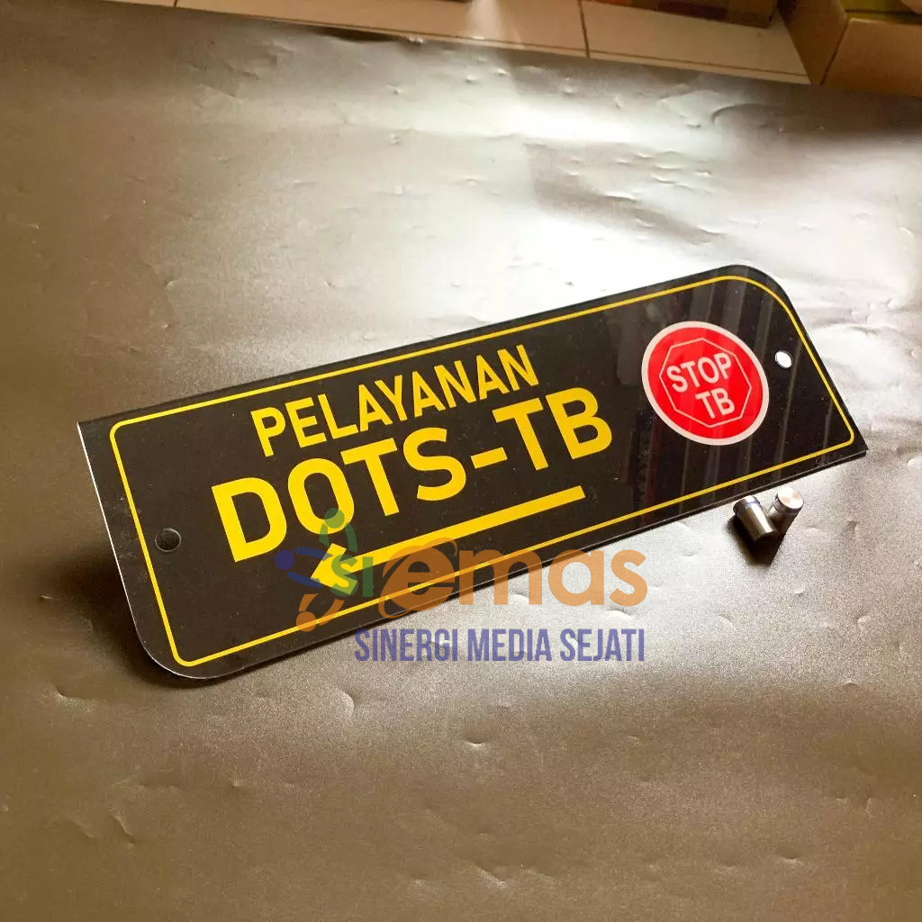 Jual Akrilik Arah Ruang Pelayanan DOTS-TB | Akrilik Nama Ruang | Acrylic Stop Tuberculosis TB ...