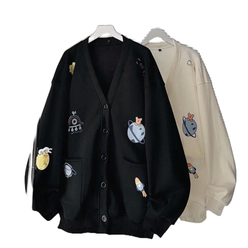 Jual CARDIGAN ASTRO PLANET PREMIUM Sweater Cardigan Outer Fashion ...
