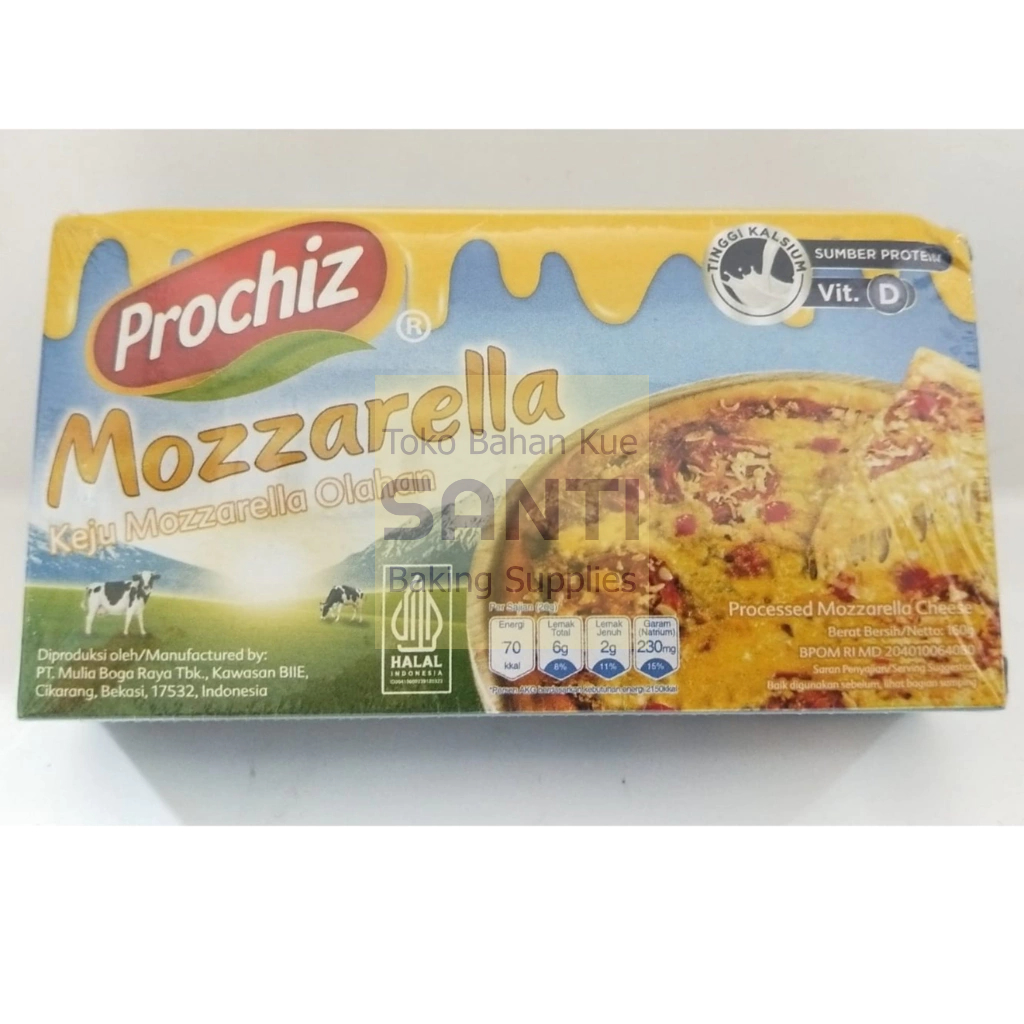 Jual Prochiz Mozzarela | Keju Mozzarela Olahan Mozza Keju Lumer | 160 ...