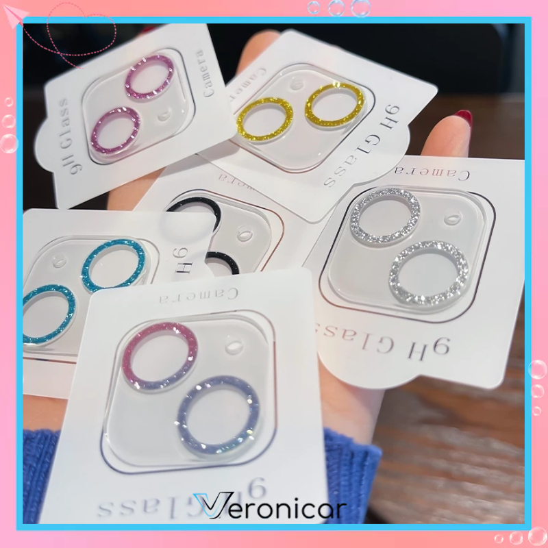 Jual Pelindung Lensa Kamera Bahan Kaca Aksen Glitter Diamond Untuk ...