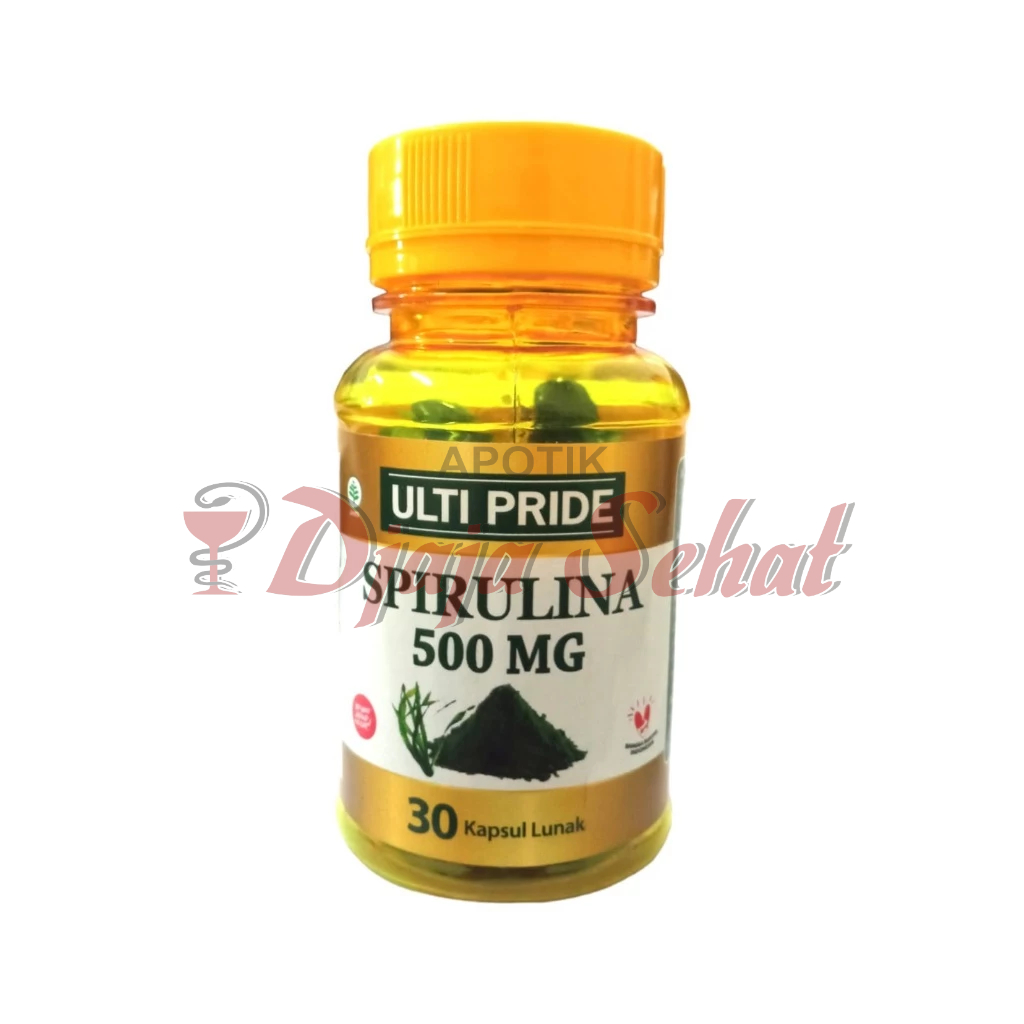 Jual ULTI PRIDE SPIRULINA 500MG ISI 30 KAPSUL | Shopee Indonesia