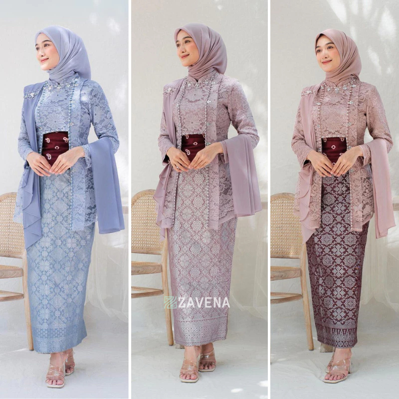 Jual Kebaya Kutu Baru Modern Kebaya Wisuda Lamaran Tunangan Set Kutubaru Full Payet Tunangan ...