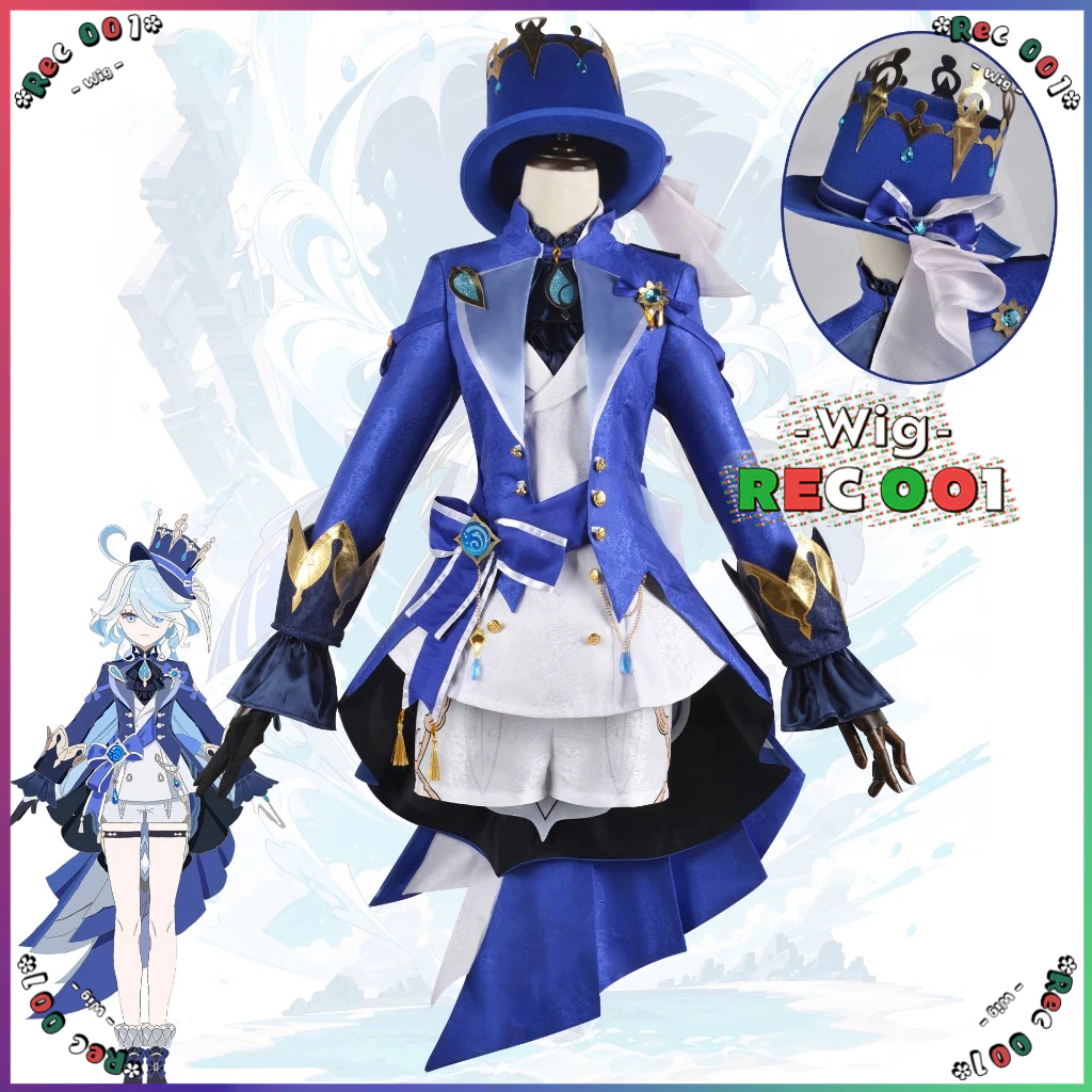 Jual 【Rec001】 Kostum Genshin Impact Furina/Focalors Cosplay Focalors ...