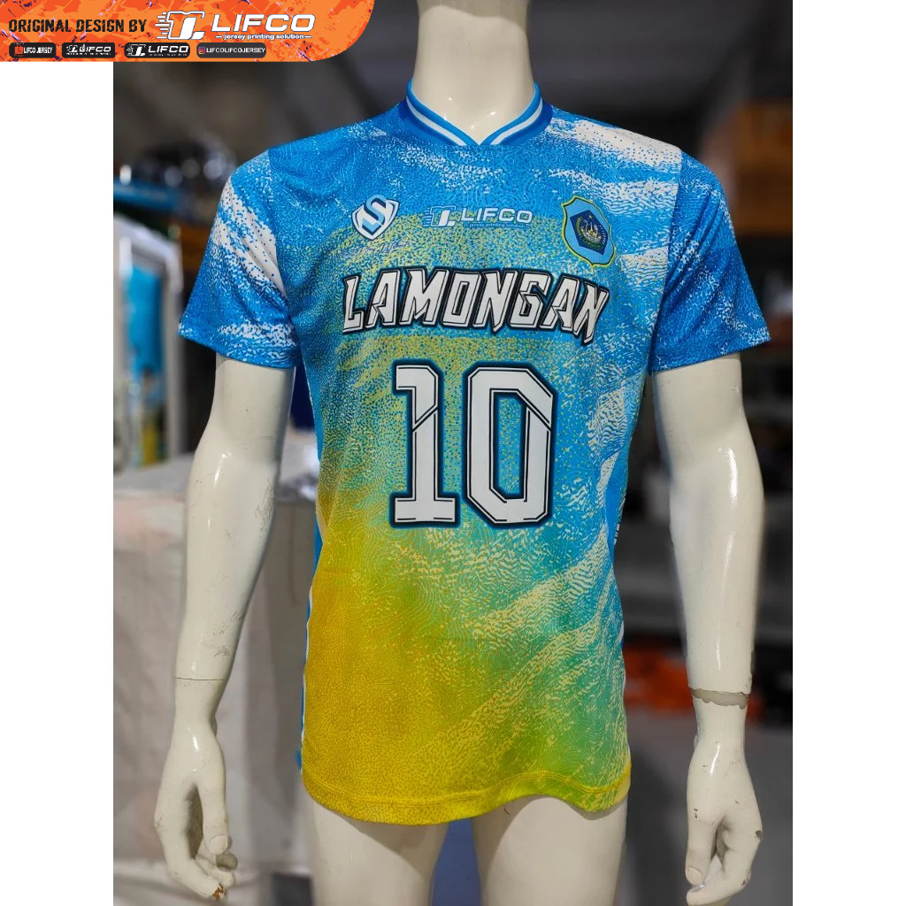 Jual JERSEY VOLLEY BALL ORIGINAL LIFCO -LAMONGAN- BIRU KUNING(TIDAK ...