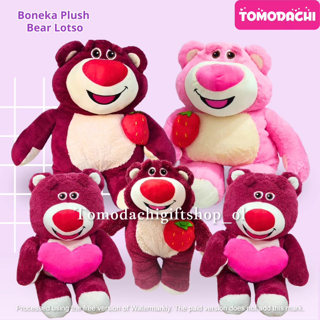 Jual TM/Boneka Plush Toys Beruang Bear Lotso Huggin Toy Story ...