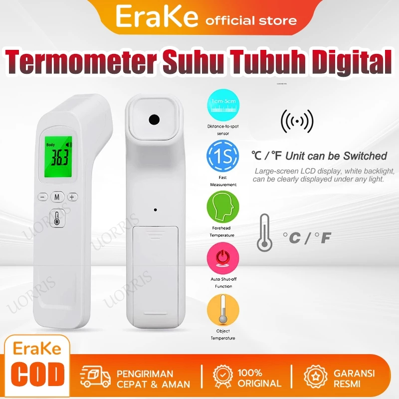 Jual Thermogun Termometer Suhu Tubuh Digital Termometer Inframerah Termometer Infrared Non ...