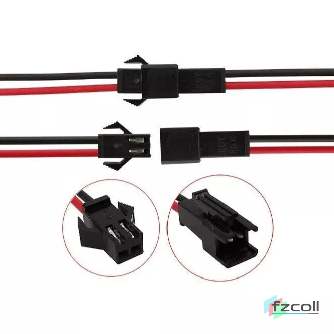 Jual Kabel 2PIN Soket Terminal Jantan Betina Konektor Socket EL DC 1 ...
