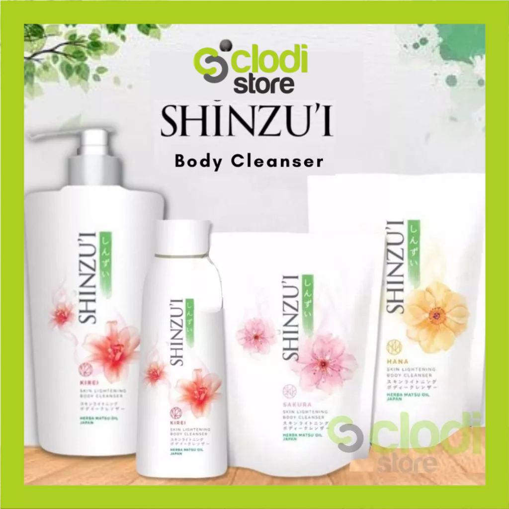 Jual Shinzu'i Skin Lightening Body Cleanser 180mL 225mL 400mL 480 mL ...