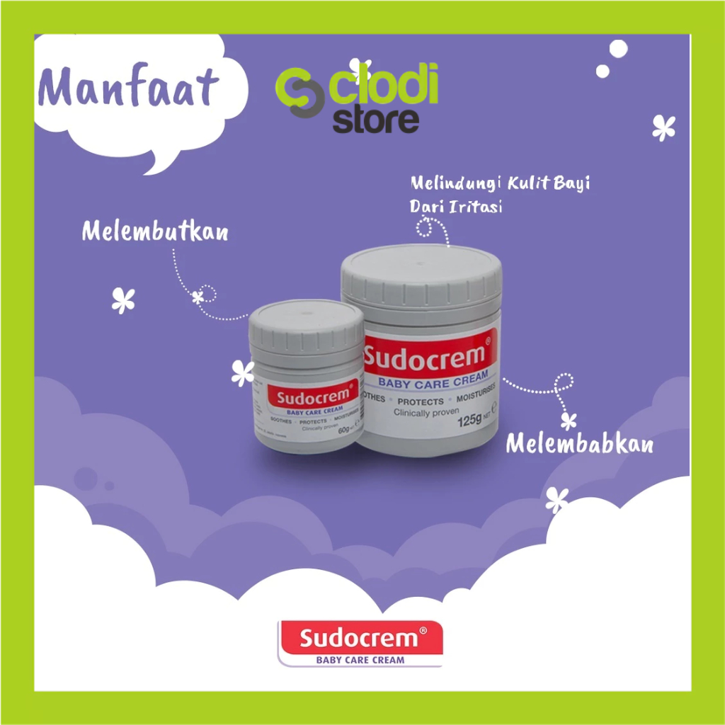 Jual Sudocrem Sudocream Baby Care Cream 60 gram 125 gram | Shopee Indonesia