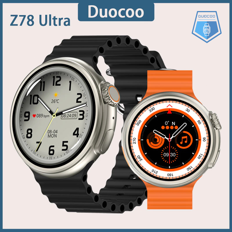 Jual 【 GET Gift 2 STRAP 100%Original】Garansi Z78 Ultra Smart Watch Round 1.52 inch Screen ...