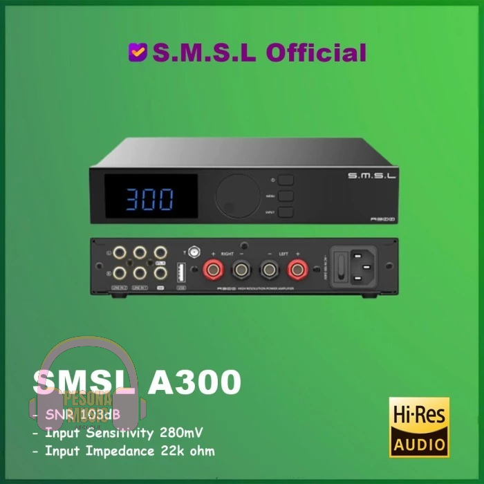 Jual Terlaris!! Smsl S.M.S.L A300 A 300 High Resolution Power Amplifier ...