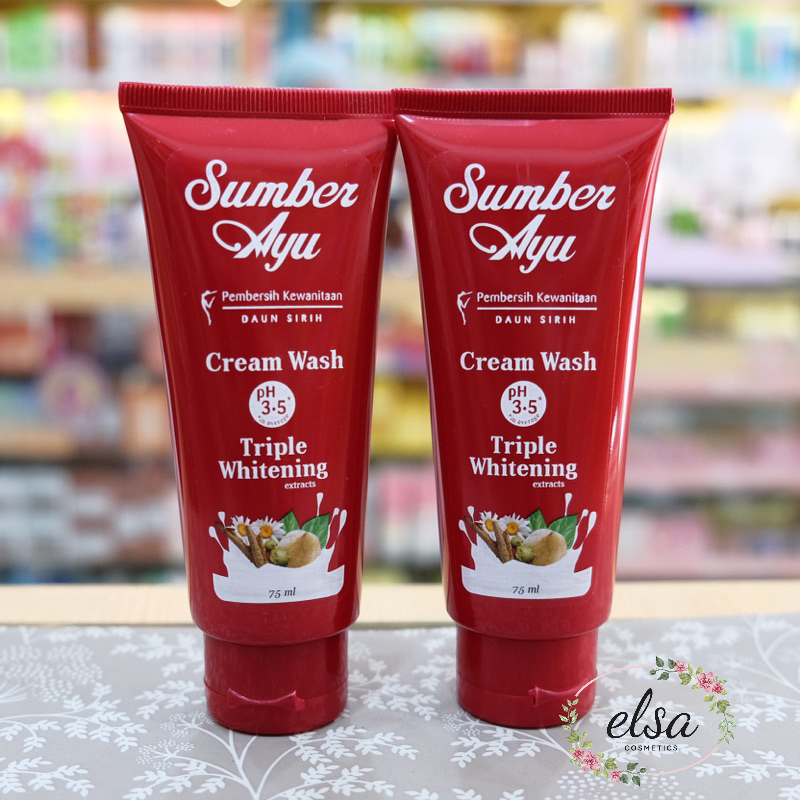 Jual Sumber Ayu Cream Wash Triple Whitening 75ml | Shopee Indonesia
