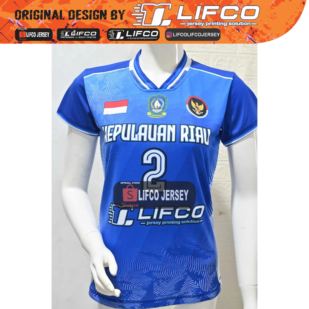 Jual JERSEY LIFCO ORIGINAL BULAN KEMERDEKAAN NUSANTARA SERIES CEWEK ...