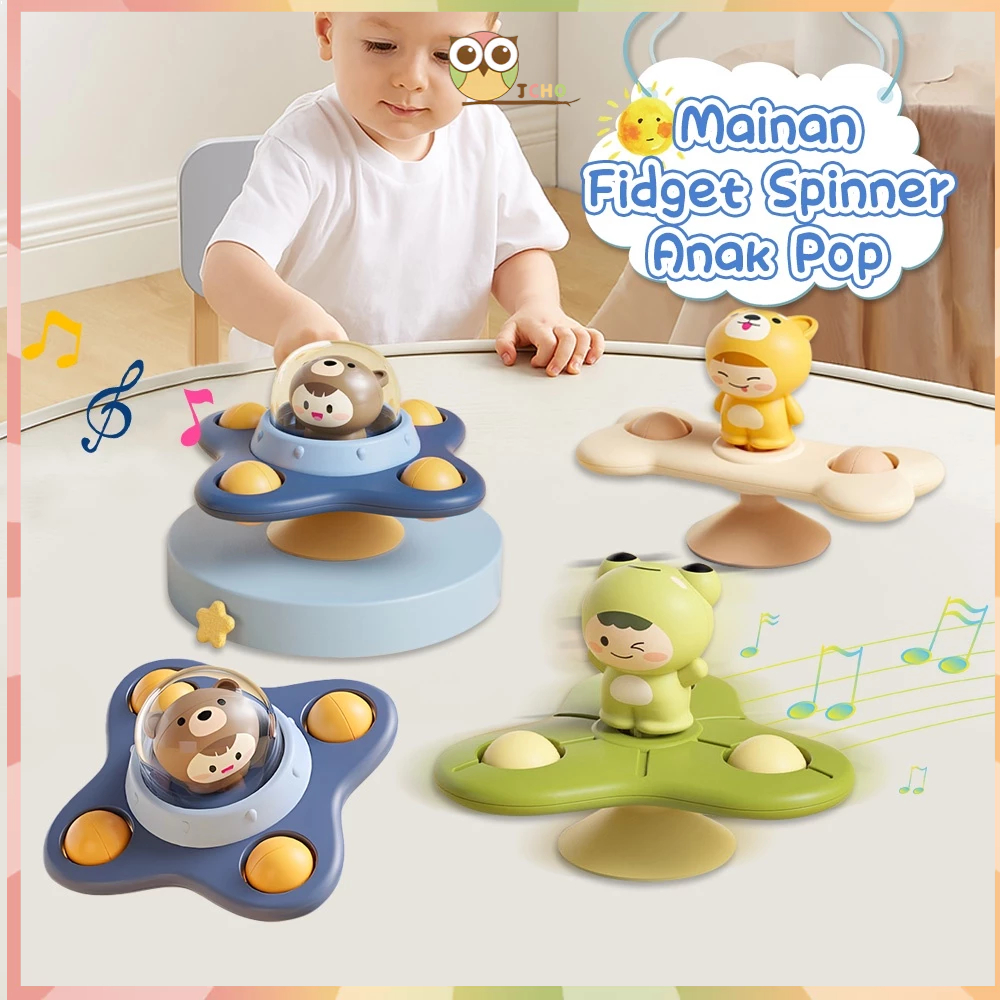 Jual JCHO Mainan Fidget Spinner Anak Pop It Mainan Mandi Bayi Mainan ...