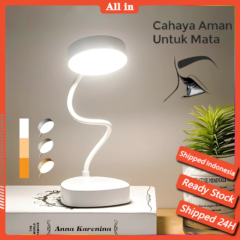Jual Lampu Belajar Lampu meja Lampu LED Lampu Kantor Lampu Sensor High ...