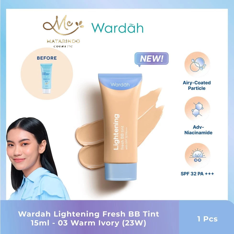 Jual Wardah Lightening Fresh BB Tint SPF 32 PA+++ ( 15 ML ) [ KECIL ] | Shopee Indonesia