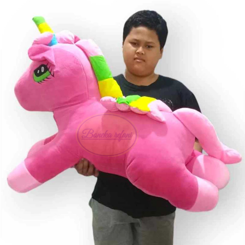 Jual Boneka Kuda Poni Karakter Little Ponny Sayap Pelangi | Shopee ...