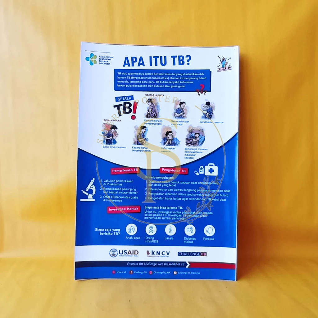 Jual Poster Penyakit | Poster Apa Itu TB | Poster TBC | Poster Tuberculosis | Poster Kemenkes ...