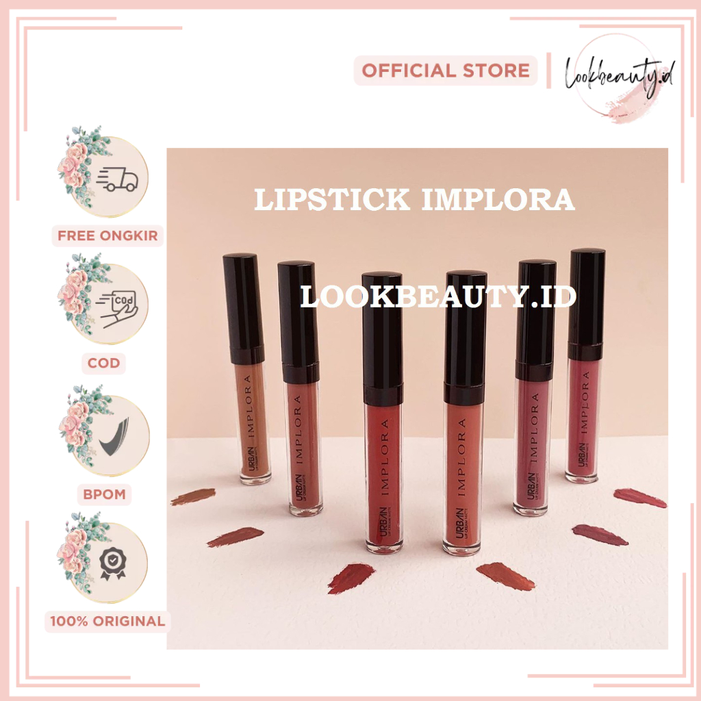 Jual (BPOM) Implora Lip Cream Matte READY SEMUA NOMOR - LIPSTICK ...