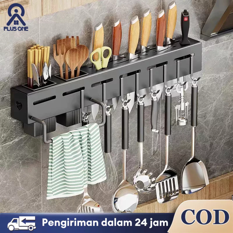 Jual Rak pisau dinding Dapur Rak Pisau Stainless Steel Rak gantung ...